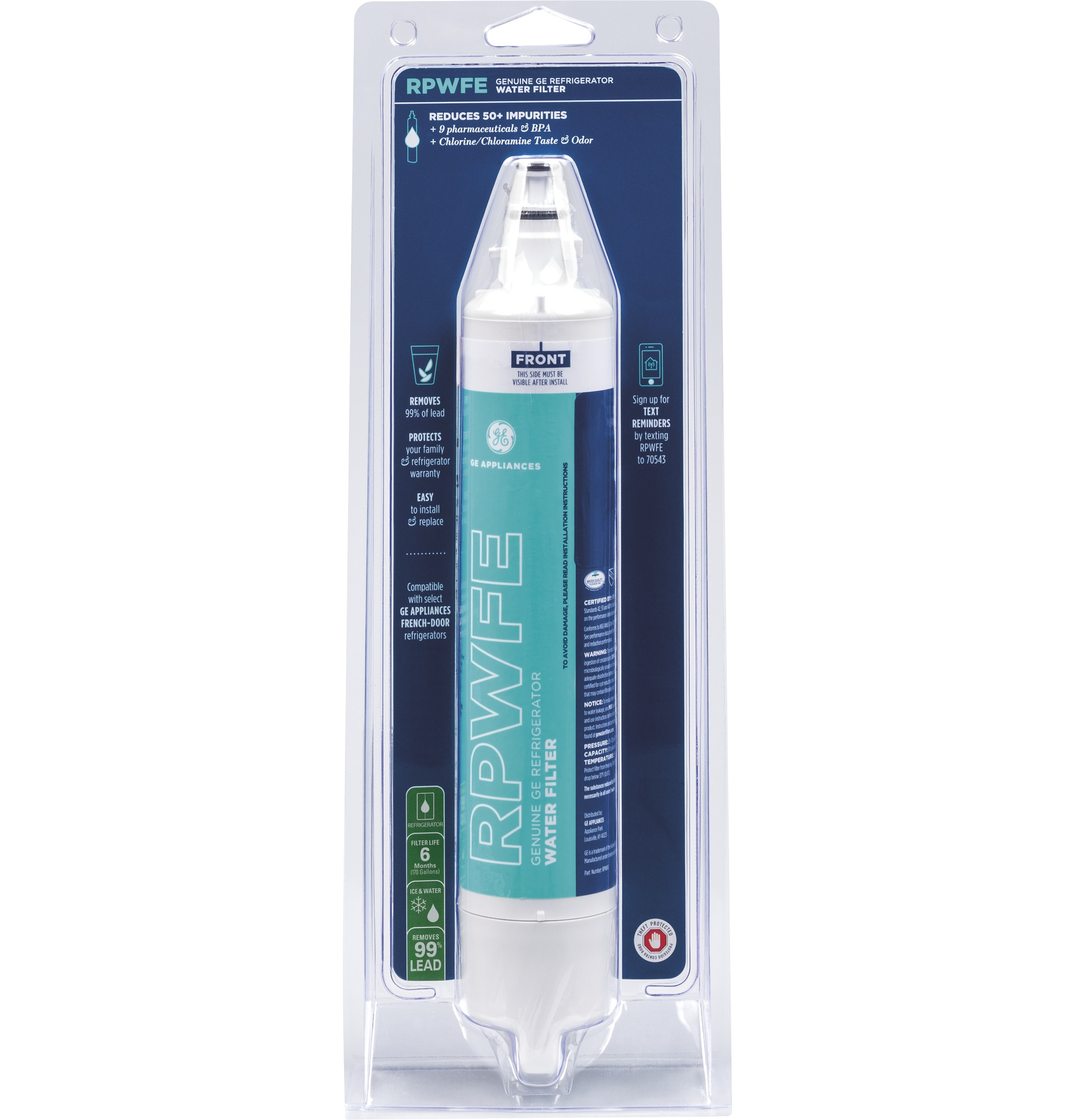 RPWFE | GE® RPWFE™ REFRIGERATOR WATER FILTER | GE Appliances Parts