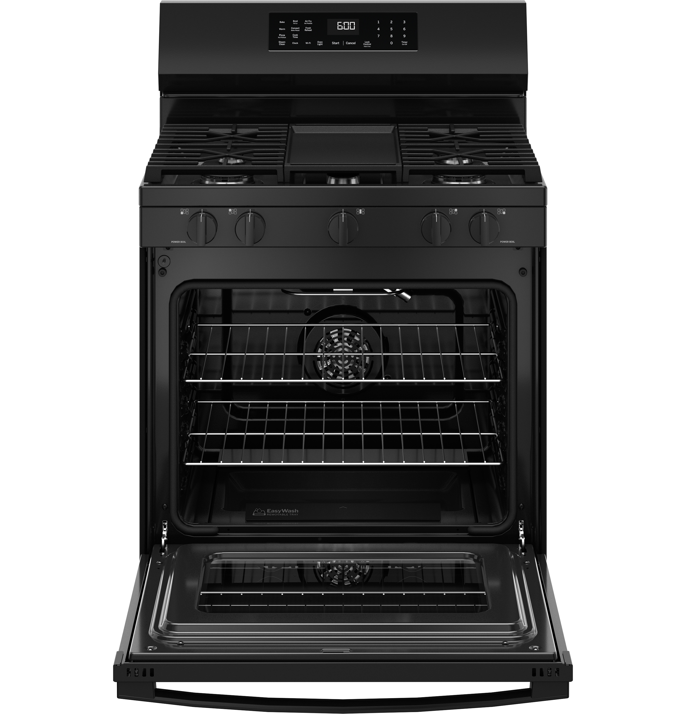 GE - GGF600AVBB - GE® 30" Free-Standing Gas Convection Range with No ...