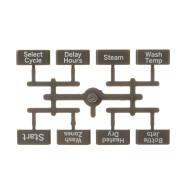 Assembly View for ESCUTCHEON & DOOR ASSEMBLY | GDT695SMJ5ES