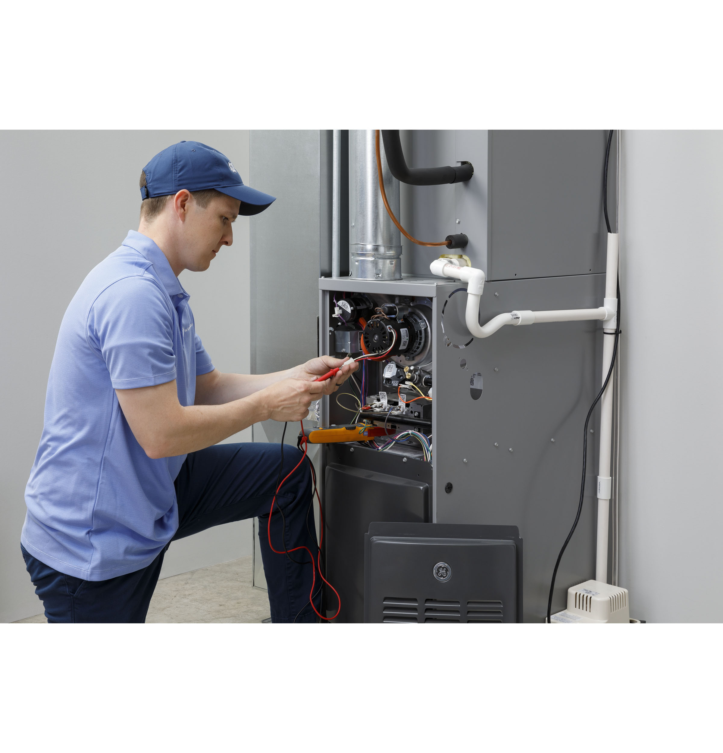 4-Ton 90K BTU 96% AFUE Single-Stage Upflow/Horizontal Flow Gas Furnace ...