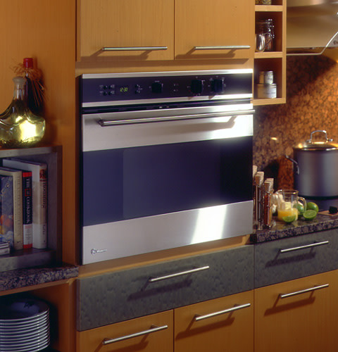 ZET837DBSB — GE Monogram® 30" European-Design Stainless Steel on Black ...