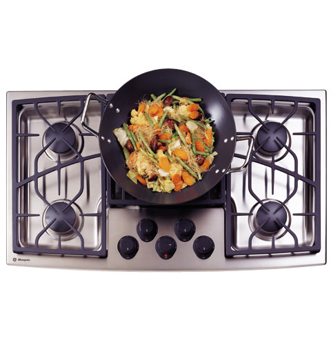 ZGU375NSDSS — GE Monogram® 36" Stainless Steel Gas Cooktop (Natural Gas ...